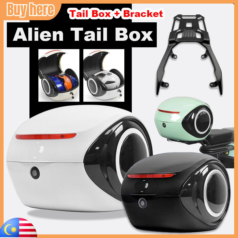Alien Tail Box Double-layer Waterproof Universal Motorcycle Tail Box ...