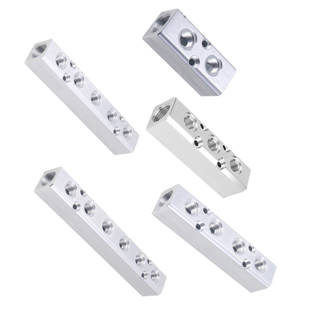 Pneumatic Air Multiple Line Exhaust Manifold Distributor 1/2 pt Thread ...