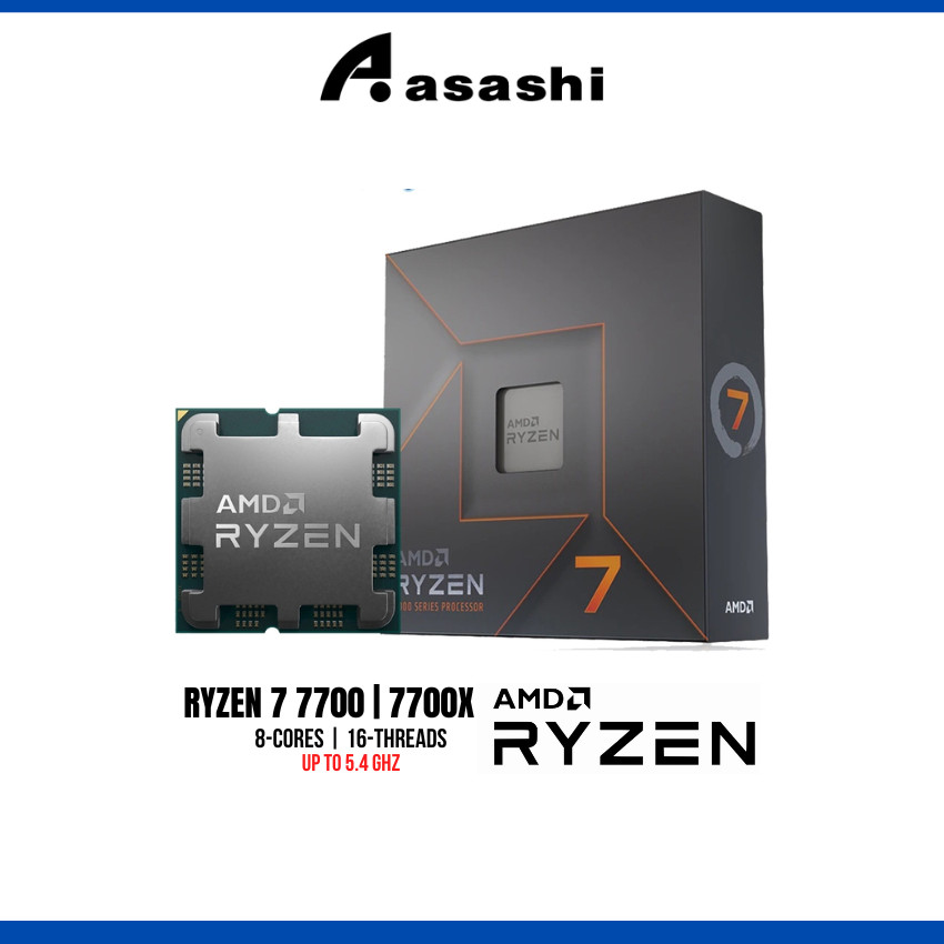 AMD Ryzen 7 7700 / 7700X AM5 Processor (8-Cores/16-Threads) | AMD Ryzen ...