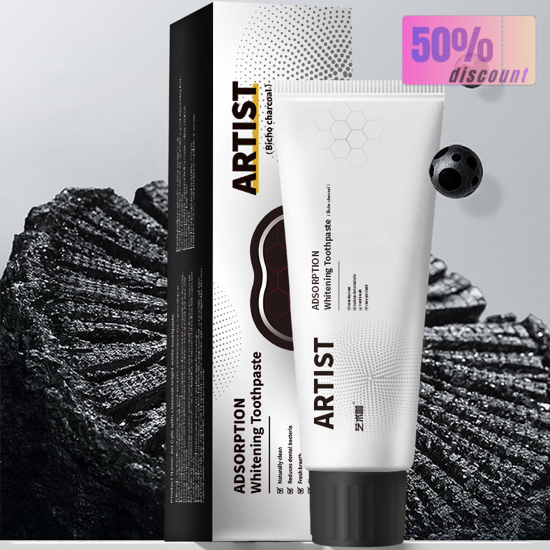 Charcoal Toothpaste Remove yellow Remove stains toothpaste clean Oral ...