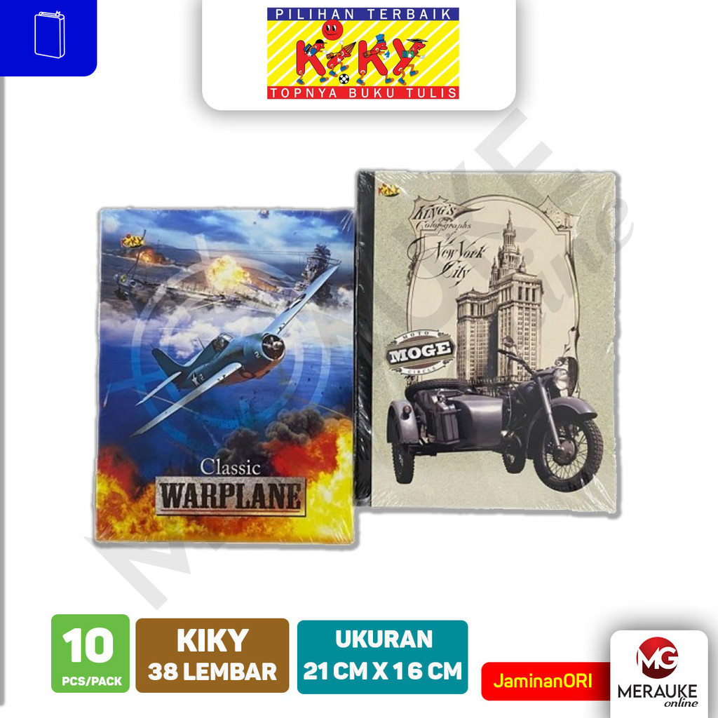 Kiky's Notebook 38 Sheets (1 Pack contains 10 Books) | Shopee Malaysia