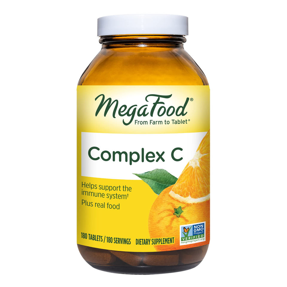 MegaFood Complex C 250mg Vitamin C with Real Food - 180 Tablets ...