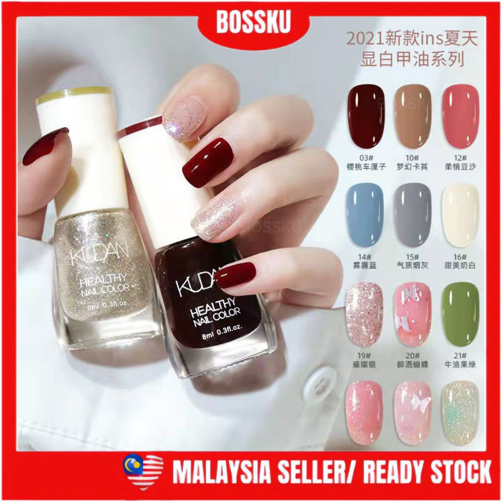 Cute Style Nail Polish Colors Beauty Women Nail Polish Pengilat Kuku ...