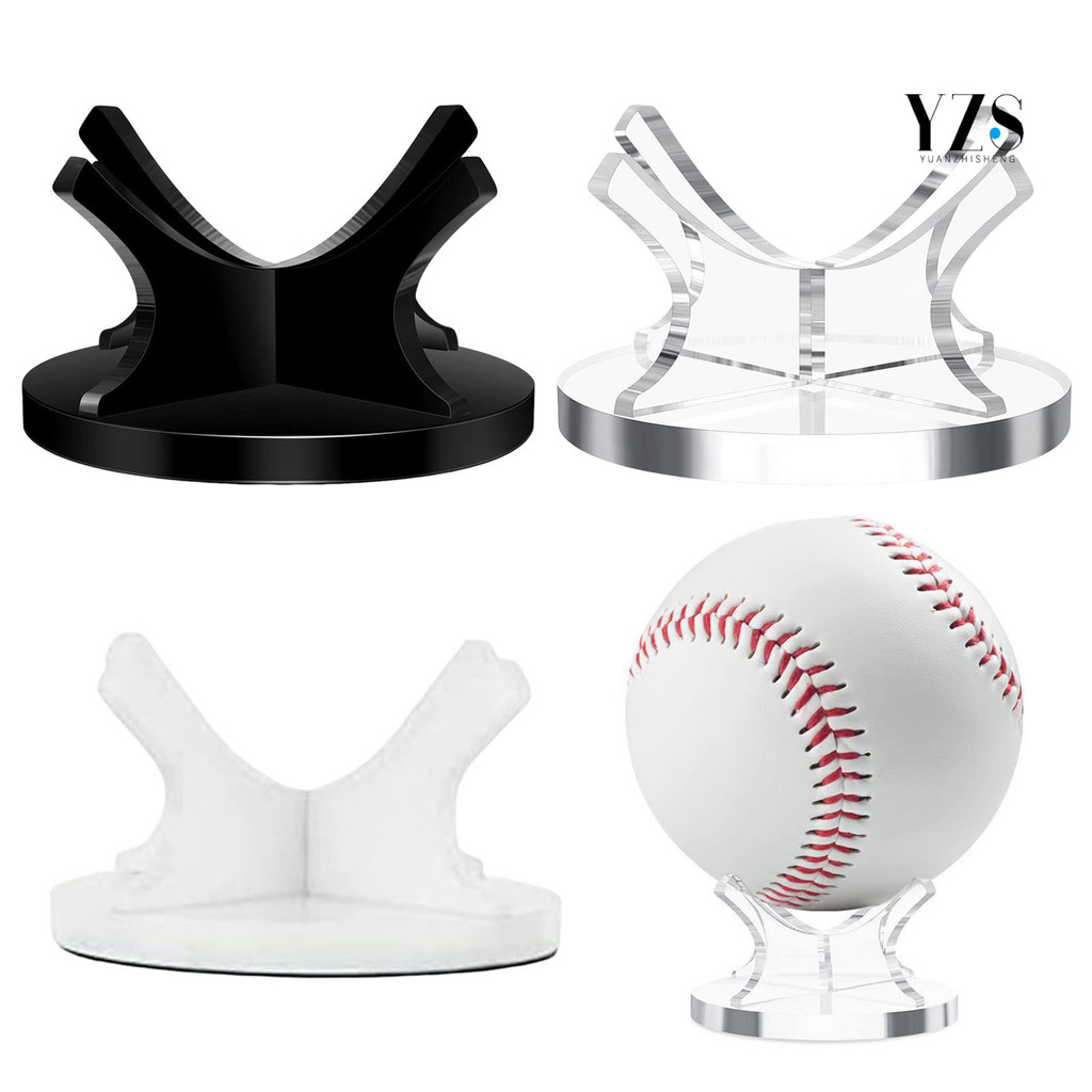 Y-S Acrylic Ball Stand Holder Sports Ball Storage Display Rack Display ...