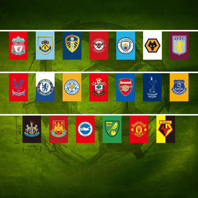 Premier League String Flag England Football Sports Club Banner | Shopee ...
