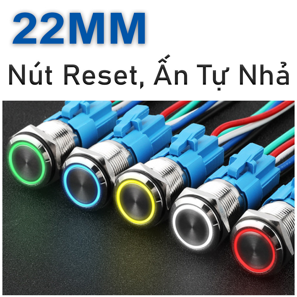 22mm self-recovery release button with LED, reset push, Exit, Motor ...