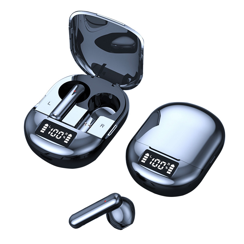 K40 Earphone Bluetooth 5.3 Digital Display Wireless Headphones Noise ...