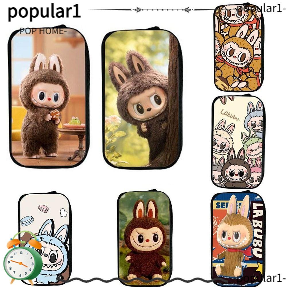 POP Pencil Cases, Cute Cartoon Large Capacity Labubu Pencil Bag ...