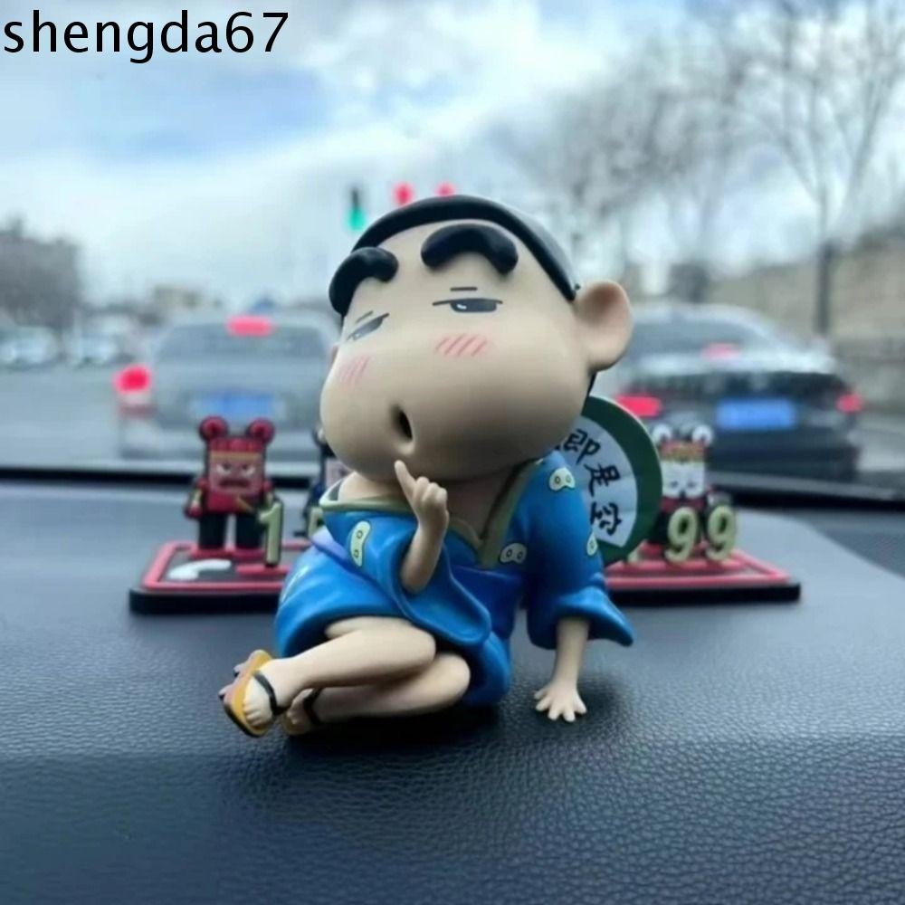 SHENGDA Crayon Shin-chan Anime Figure, Kimono Japan Style Crayon Figure ...
