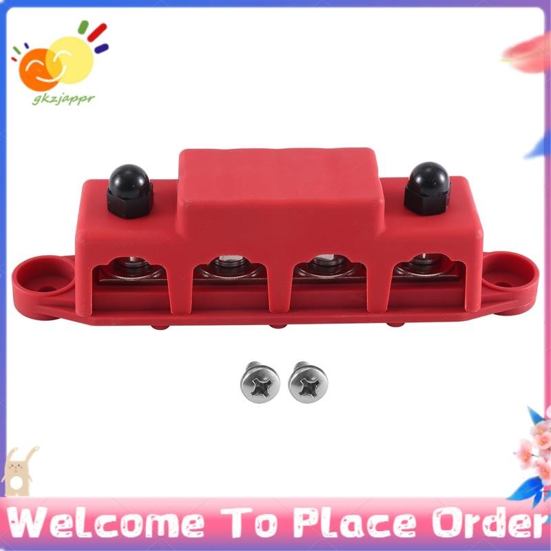 DC 48V 250A 4 Terminal Studs Busbar Power Distribution Block BUSBAR Box ...