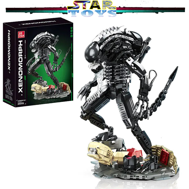 2024 New Xenomorph Building Set,Xenomorph Action Figure Model Building ...