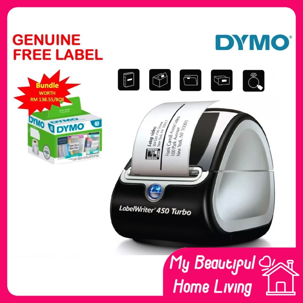 (FREE DYMO LABEL) MBHL Original Dymo LabelWriter 450 Turbo Label ...