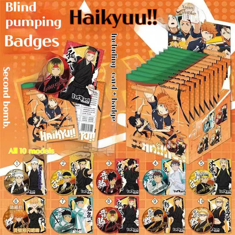 Haikyuu!! Blind Box Badges & Flash Cards Anime Gift Set | Shopee Malaysia