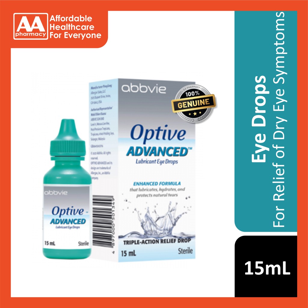 Optive Advanced MD Eye Drop 15mL | Shopee Malaysia
