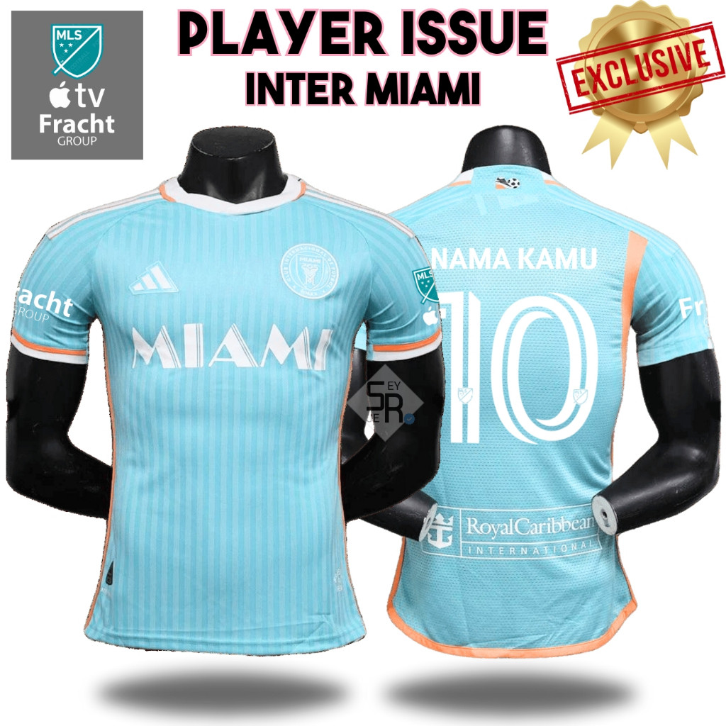 Inter Miami Player Issue 2024 2025 3rd tosca soccer shirt 24 25 ...
