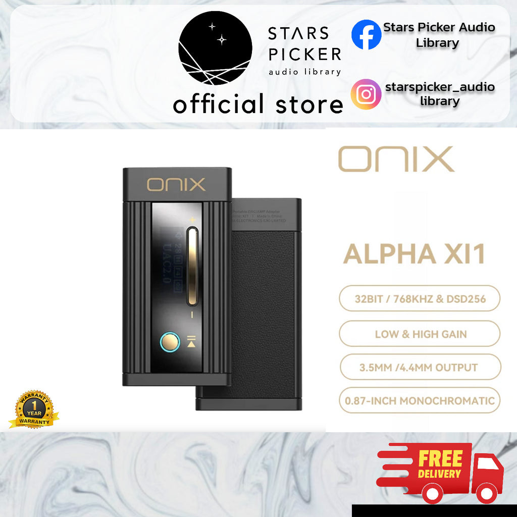 Onix Alpha XI1 Portable DAC and Amplifier with Cirrus Logic Flagship CS43198 DAC | Shopee Malaysia