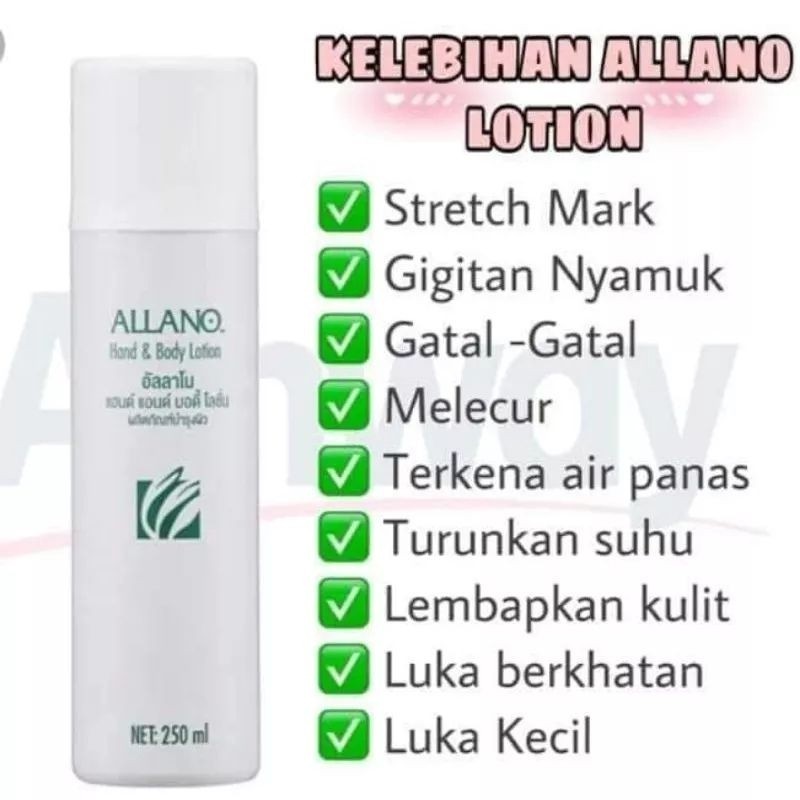 ALLANO Hand & Body Lotion (250ml) | Shopee Malaysia