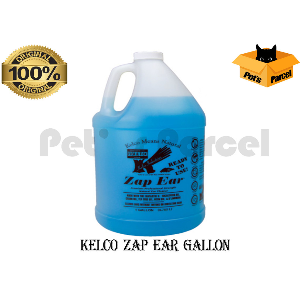 Kelco Zap Ear Cleaner Gallon (For Cat & Dog) | Shopee Malaysia