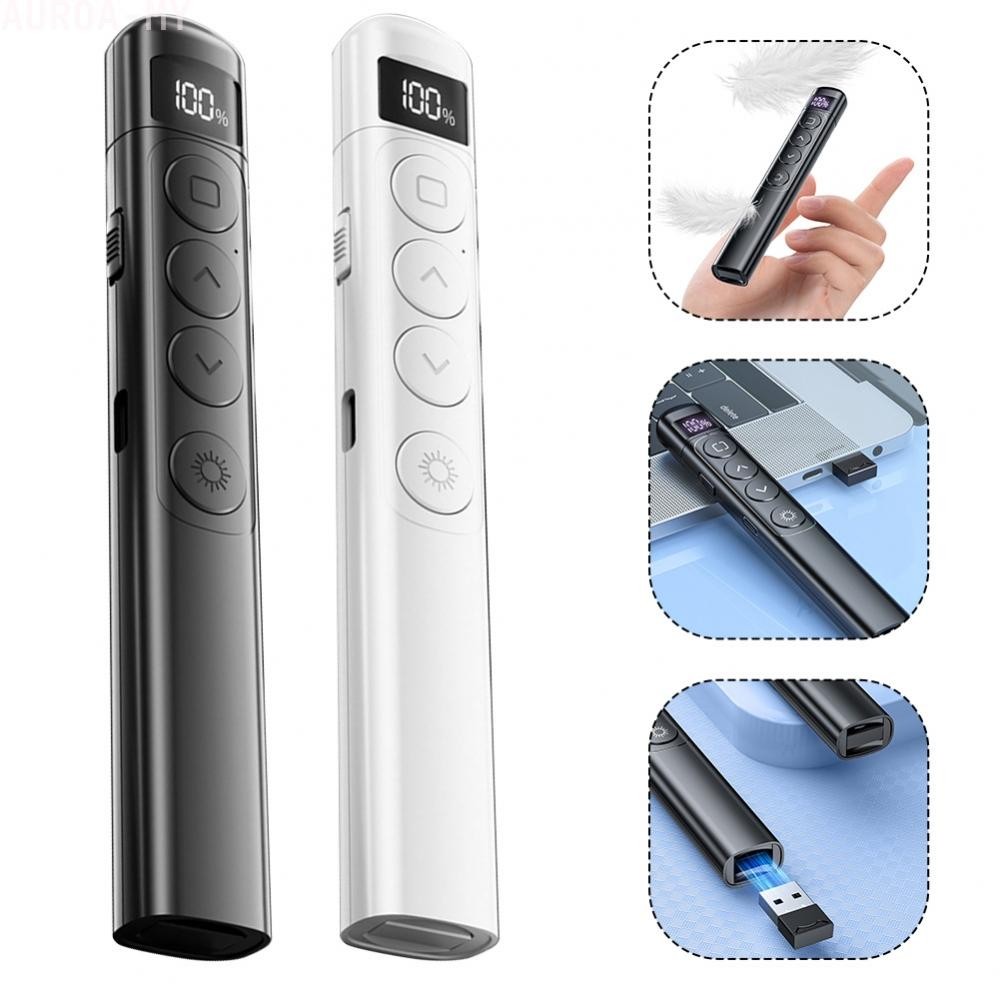 AUROA~Remote Control Presenter for For Powerpoint with Digital Battery ...