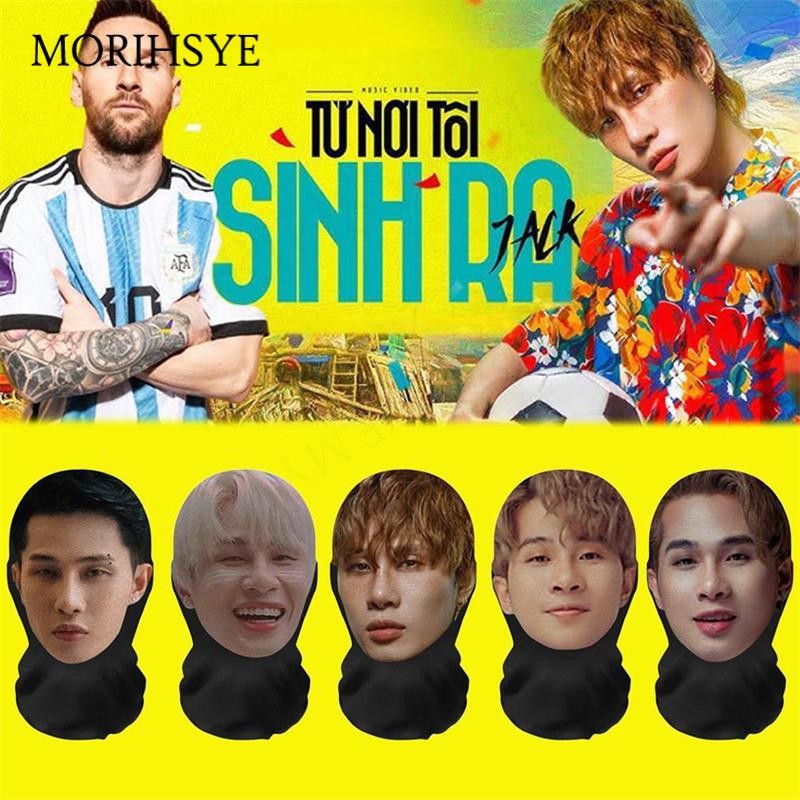 Jack J97 Full Face 3D Mask Idol Singer V-Pop Seamless Elastic Funny ...