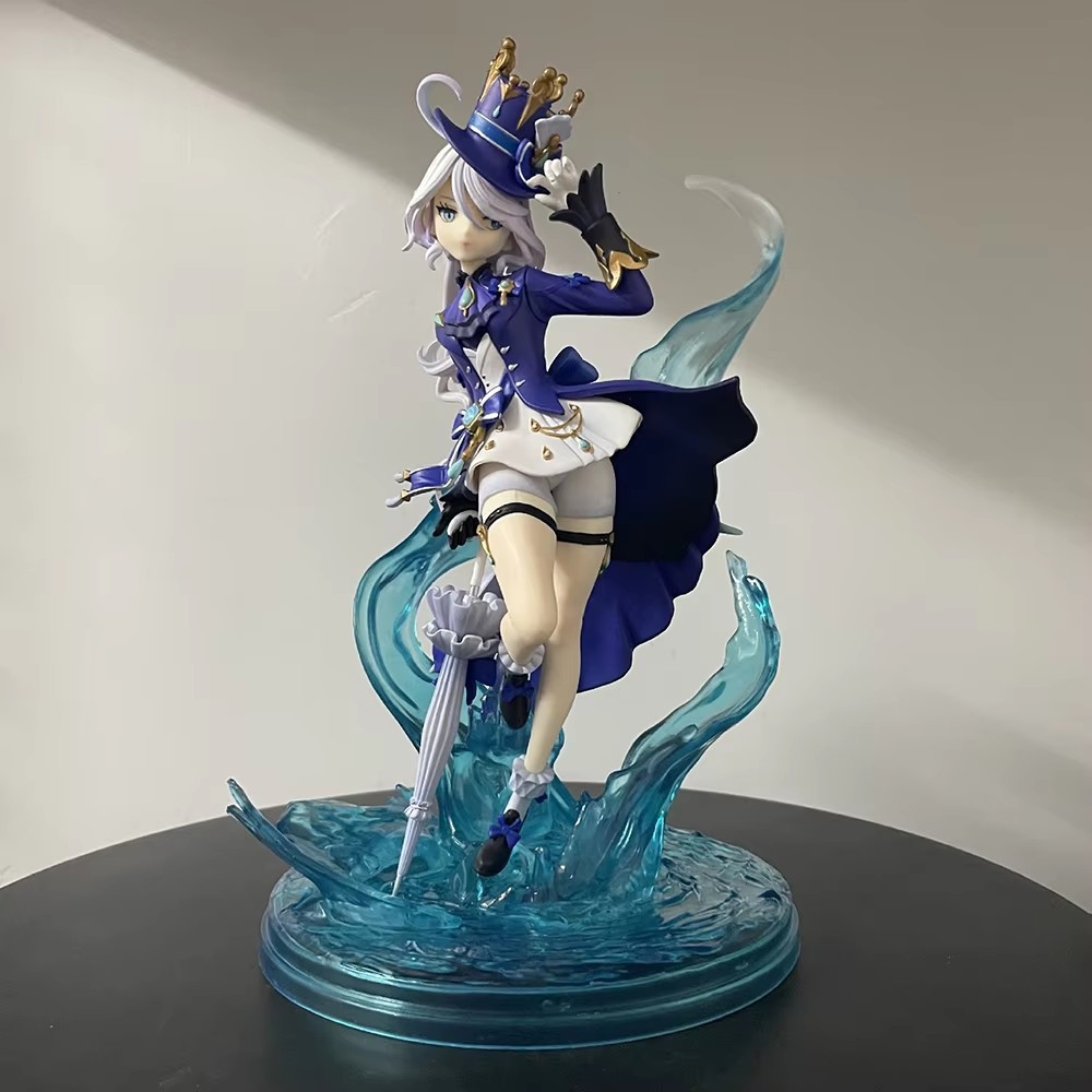 23cm Anime Genshin Impact Furina Fu Naa Standing Posture GK PVC Action ...