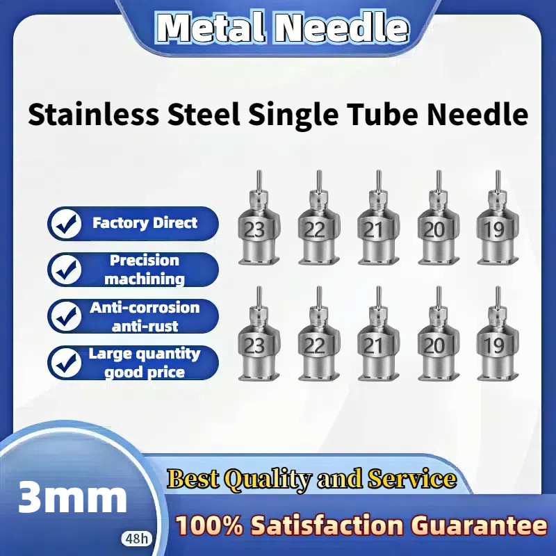 12pcs 3mm 8G-32G Stainless Steel Pinhead,Blunt Needles,Long Dispensing ...