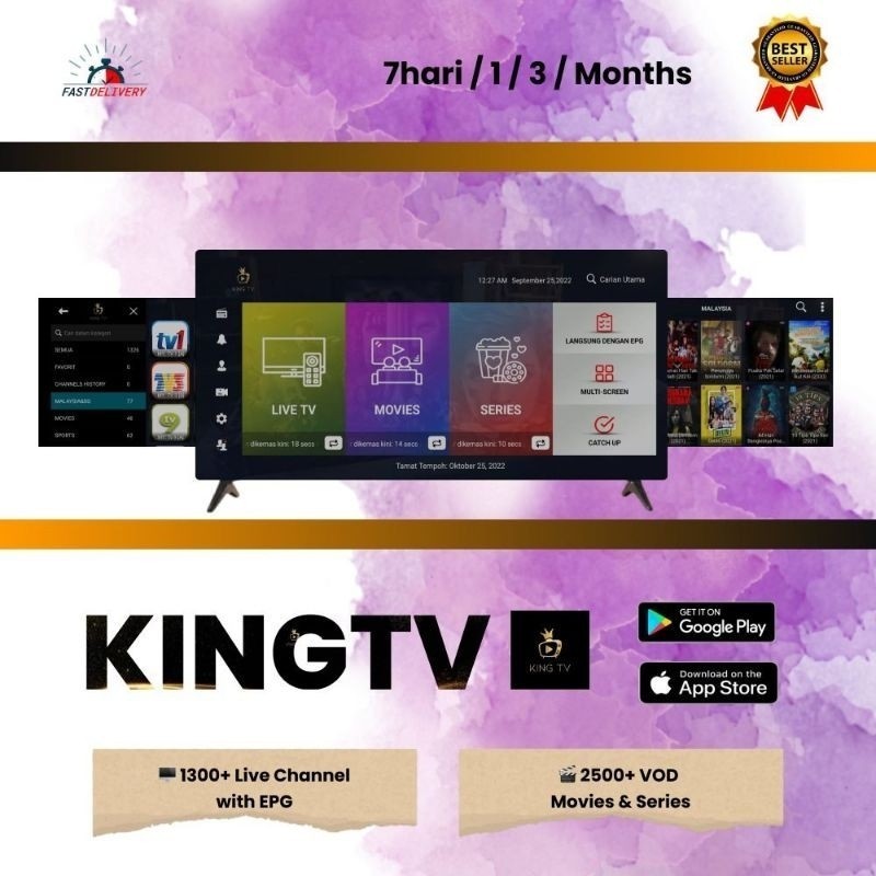 KING TV KINGTV KING TV MALAYSIA TV | Shopee Malaysia