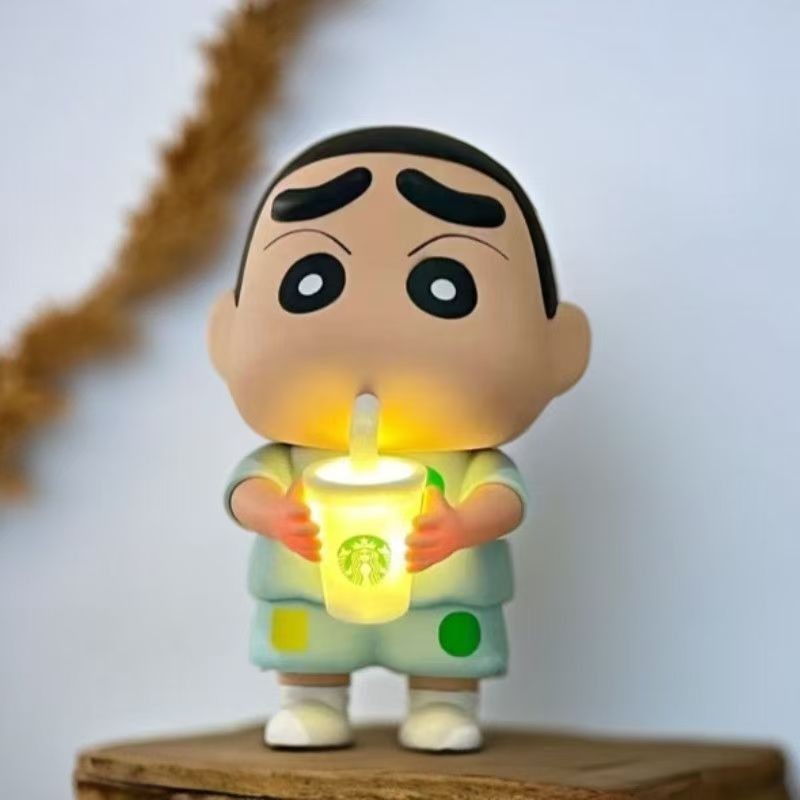 Crayon Shin-Chan Small Table Lamp Cartoon led Student High-value Couple ...