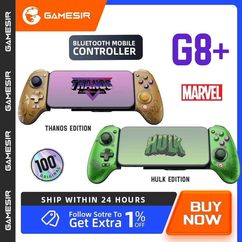 GameSir G8 Plus Bluetooth Gamepad Limited Edition Marvel Thanos Mobile Gaming Controller Hall ...