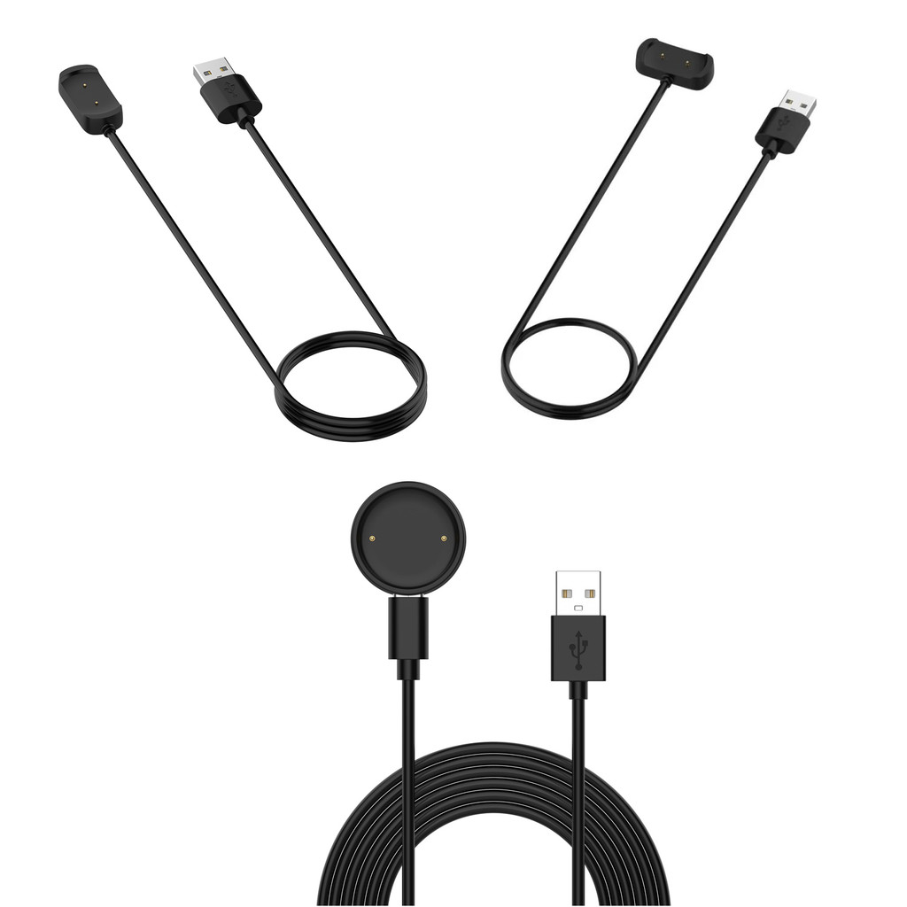 USB Cable Charger Plugs for Huami Amazfit Bip 3 5 2 GTS 2 3 4 mini GTR ...