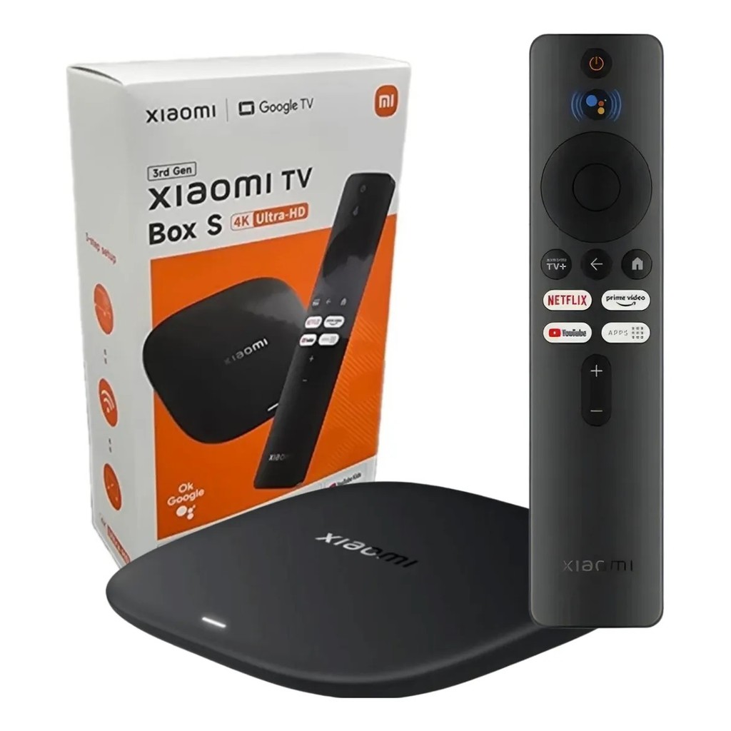 Xiaomi TV Box S (3rd Gen) 4K Ultra HD Google TV Smart Media Player | Shopee Malaysia