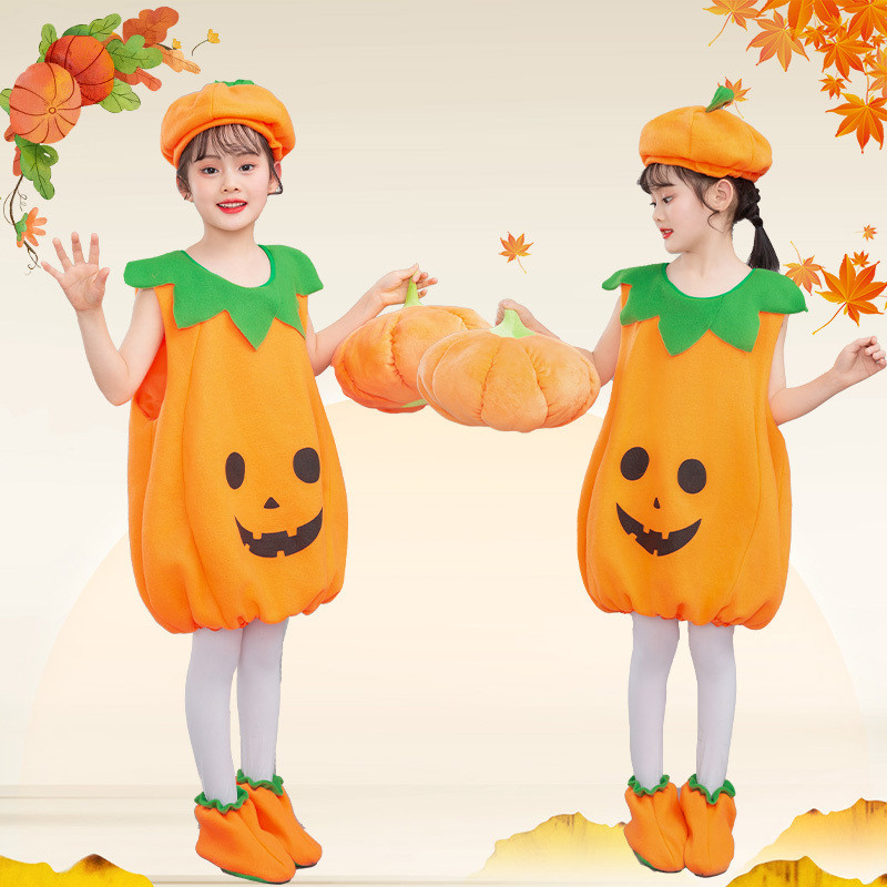 Squash Costume for Kids Halloween Pumpkin Costume Cosplay Fancy Dress ...