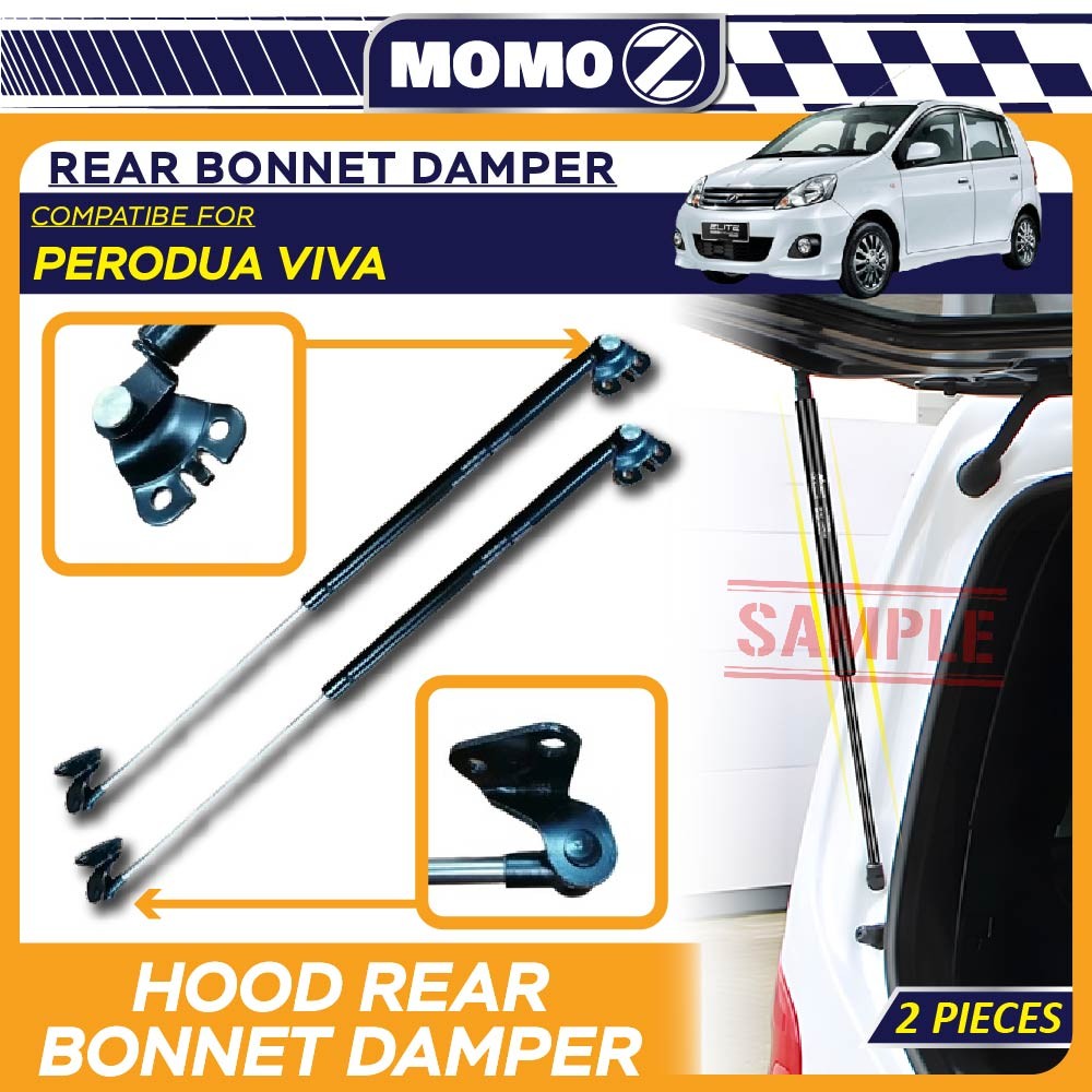 Car Perodua Viva Rear Damper Bonnet Absorber Gas Lifter Struts ...