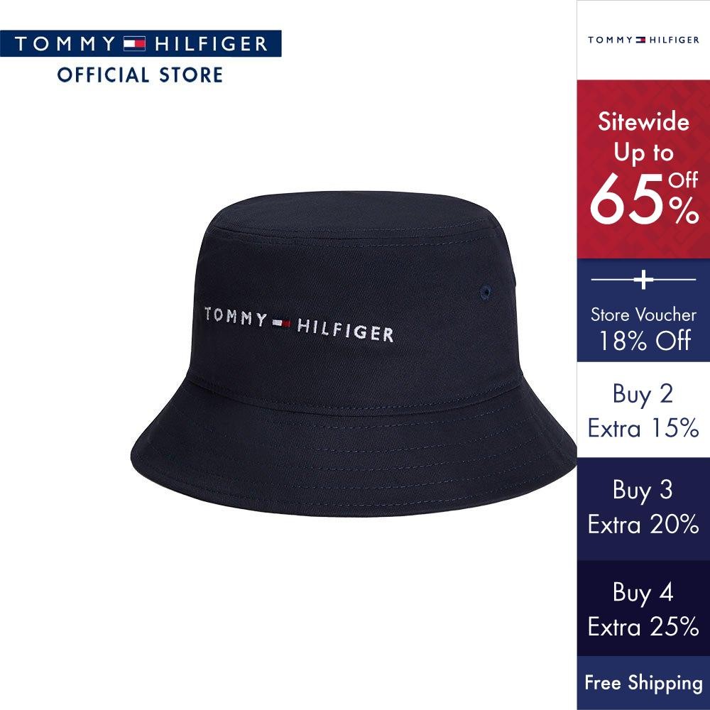 TOMMY HILFIGER Logo Embroidery Bucket Hat Men | Shopee Malaysia