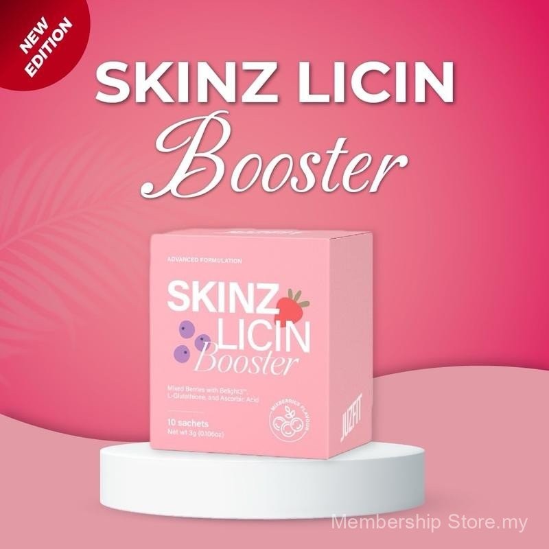 Skinz licin booster juzfit 50x glowing vitamin C supplement | Shopee ...