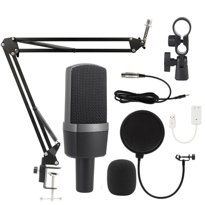 Professional Audio Condenser Mic Studio Singing Microphone for Karaoke ...