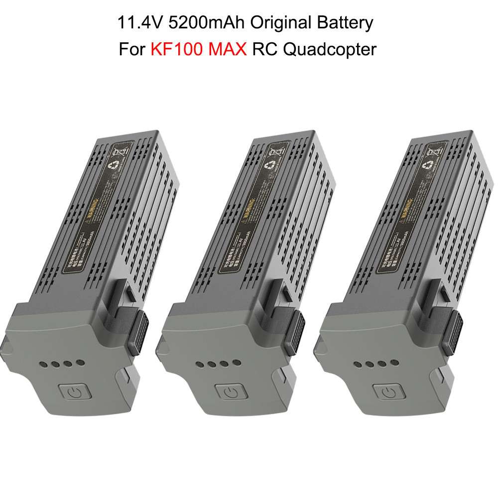 KF100 MAX RC Drone Original Battery 11.4V 5200mAh Long Flight Time ...