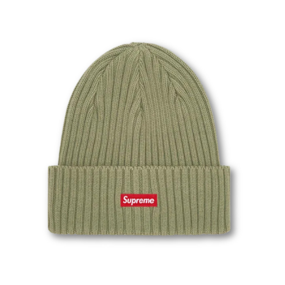 Supreme Overdyed Beanie Dusty Olive (SS25) | Shopee Malaysia