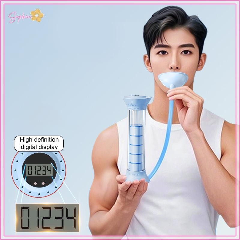 UVIGM> Adjustable Diaphragm Breathing Dumbbell Trainer With Counter ...