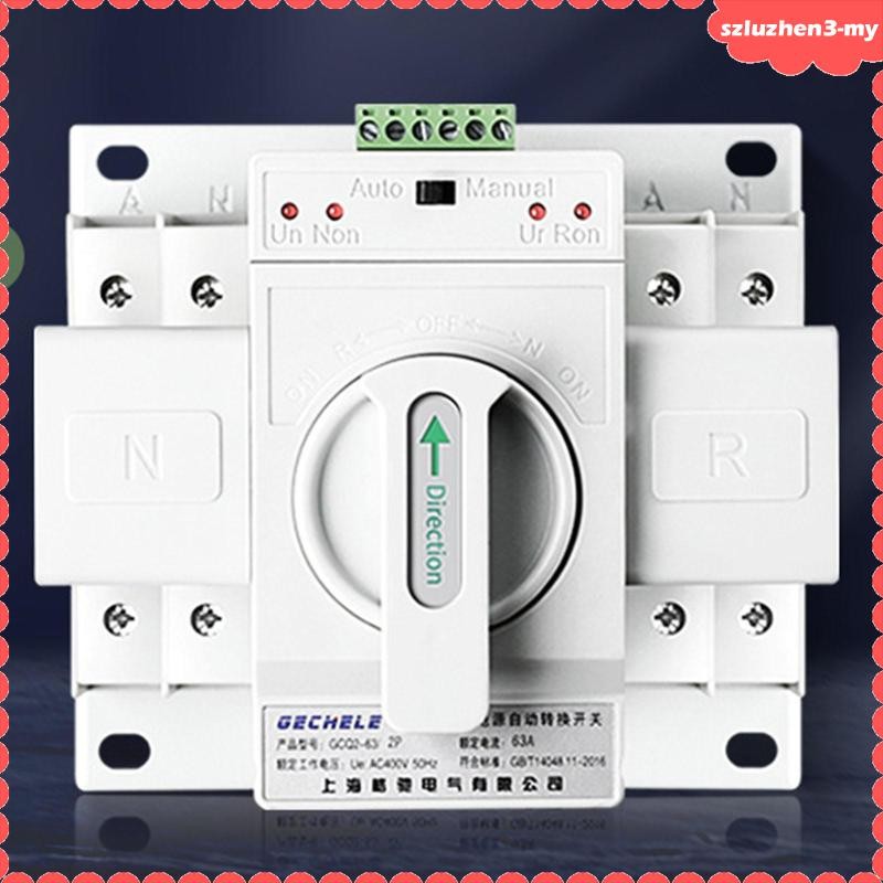 [SzluzhenbcMY] Rotary Selector Switch Transfer 2P Universal 63A Double ...