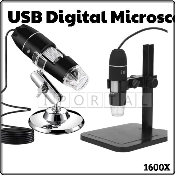 8 LED 400x 1600x Digital USB Microscope Magnification Endoscope ...