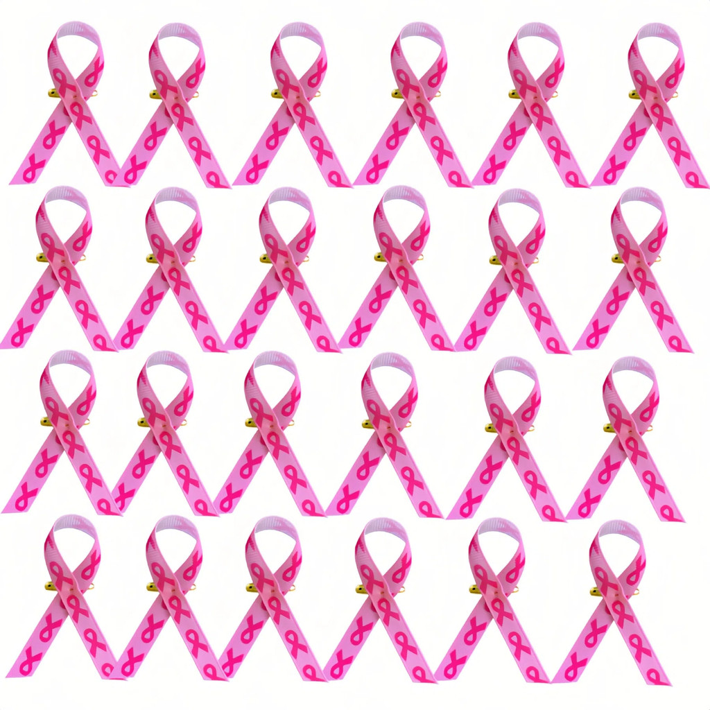 50Pcs Breast Cancer Awareness Pink Ribbon Pins Breast Cancer Gifts for ...