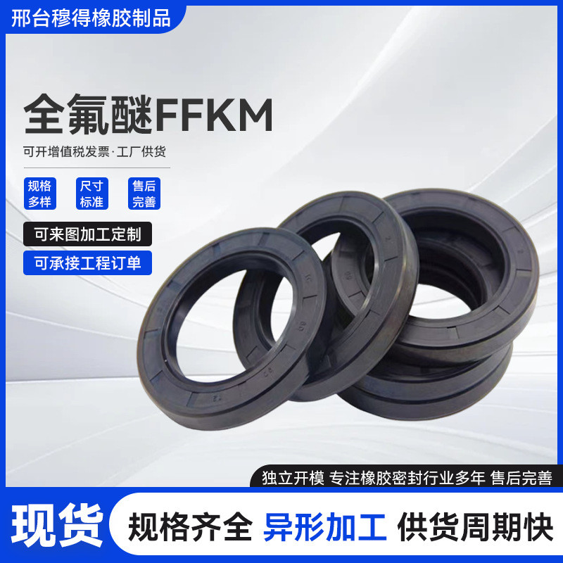 Perfluoroether FFKM Pengedap O-Ring Rangka Kerja TC Pengedap Minyak TG4 ...