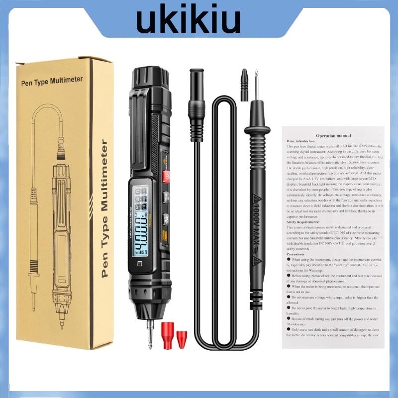 UKI Portable Pen Type Digital Multimeter Voltmeter Resistance ...