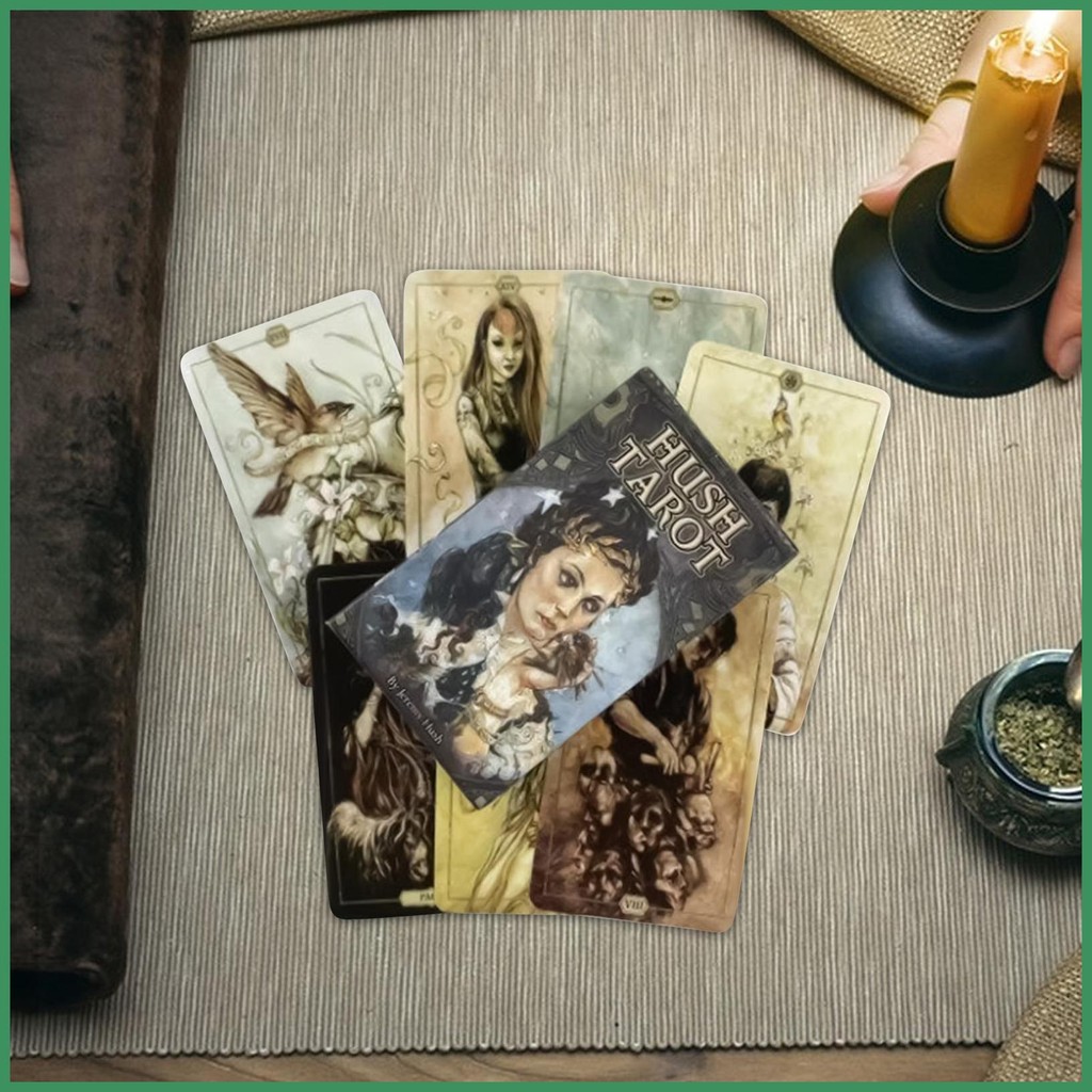 For for hush Tarot Deck 78 Pieces Spiritual Intuition Tarot Cards Deck ...
