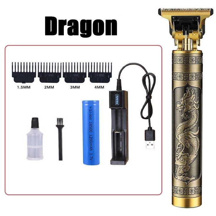 Wireless Electric Hair Clipper Hair trimmer Barber Haircut Battery ...