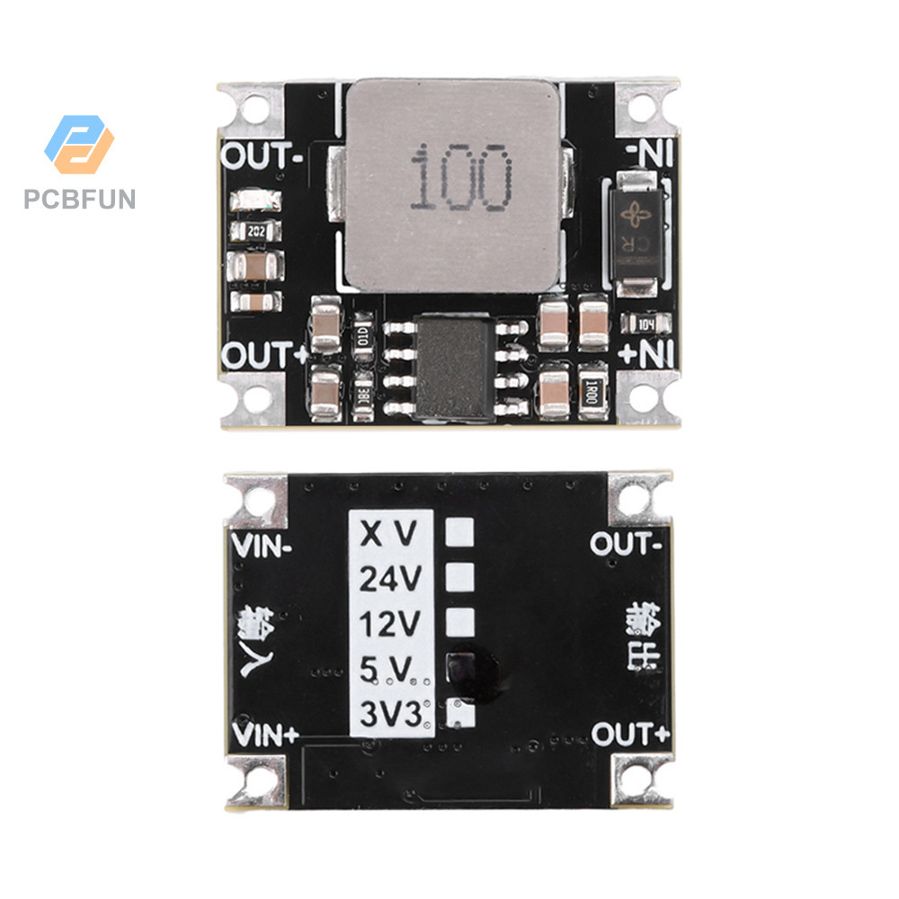 Pcbfun DC-DC Buck Module 6V-40V to 3.3V/5V/12V High Power Low Ripple DC ...