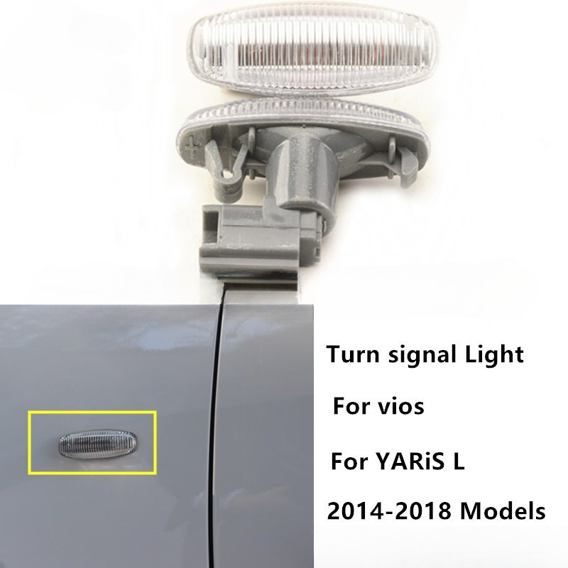 Car Side Turn Signal Fender Light Lamp For TOYOTA VIOS gen3/ YARIS L ...