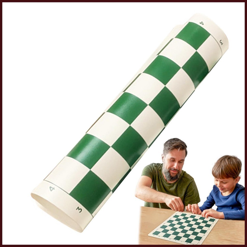 Travel Chess Board Soft Chess Game Board Tournament Chess Mat Square ...