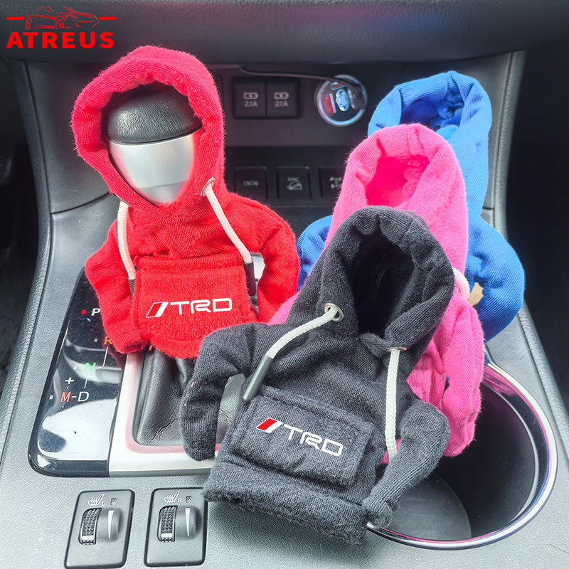 Toyota TRD Car Gear Shift Knob Cover Hoodie Sweatshirt Gear Stick Cover ...